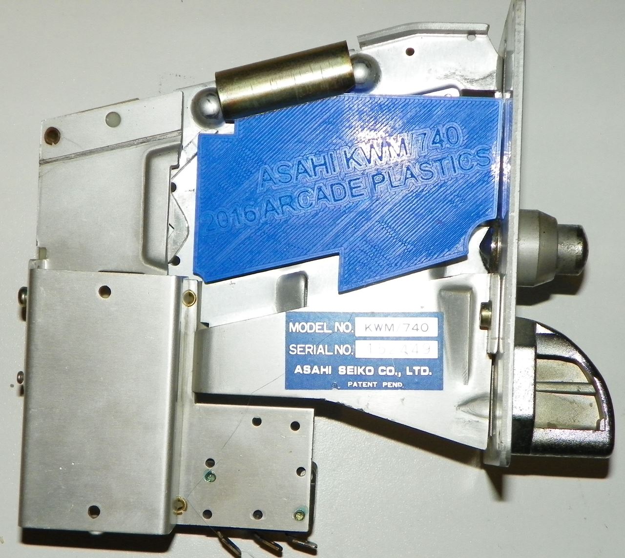 Arcade Plastics Any Coin Mech Replacement Coin Mech For Home Arcades 
